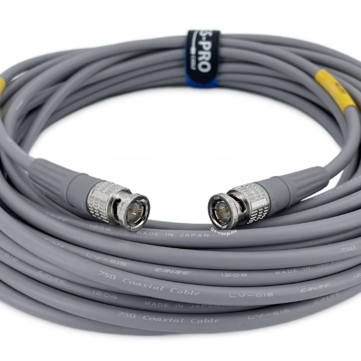 Кабель мобильный/сценический GS-PRO 12G SDI BNC-BNC (mob) Grey 25 m
