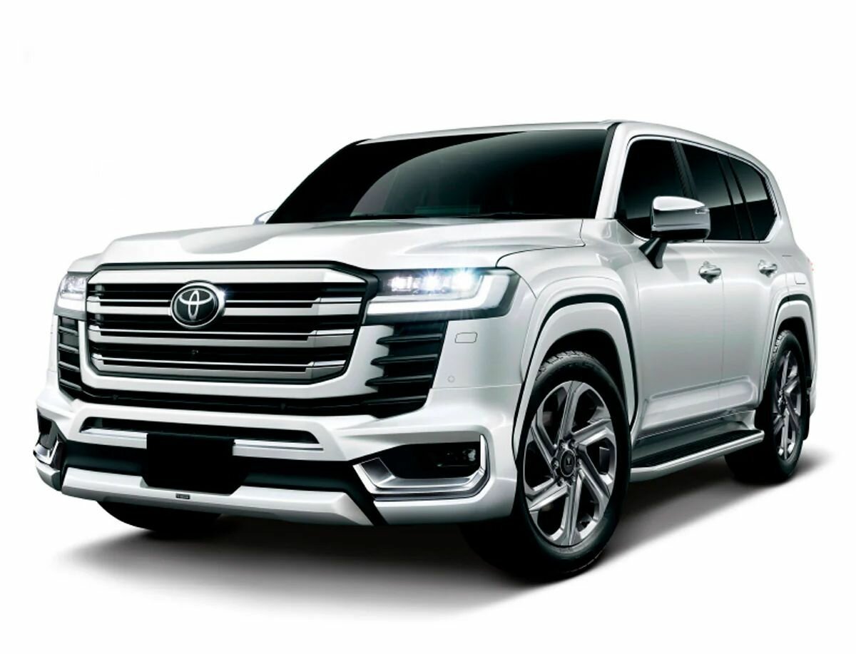Toyota Land Cruiser 300 2021+ Обвес Modellista V1 White Pearl