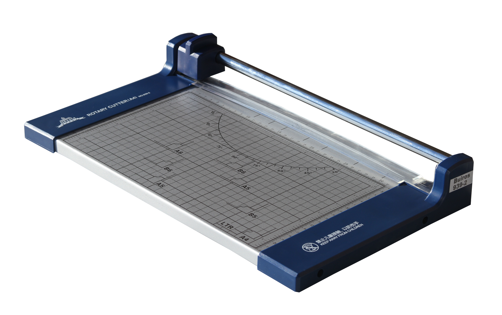 Резак для бумаги JIELISI/Bulros 939-2 роликовый A4, длина реза 310 мм, до 8 листов