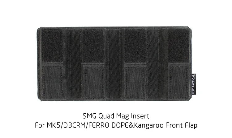 PEW Tactical SMG Quad Mag Insert MI24-BK