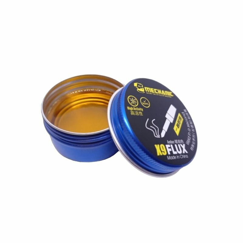 Канифоль паяльная Mechanic X9 в жестяной банке