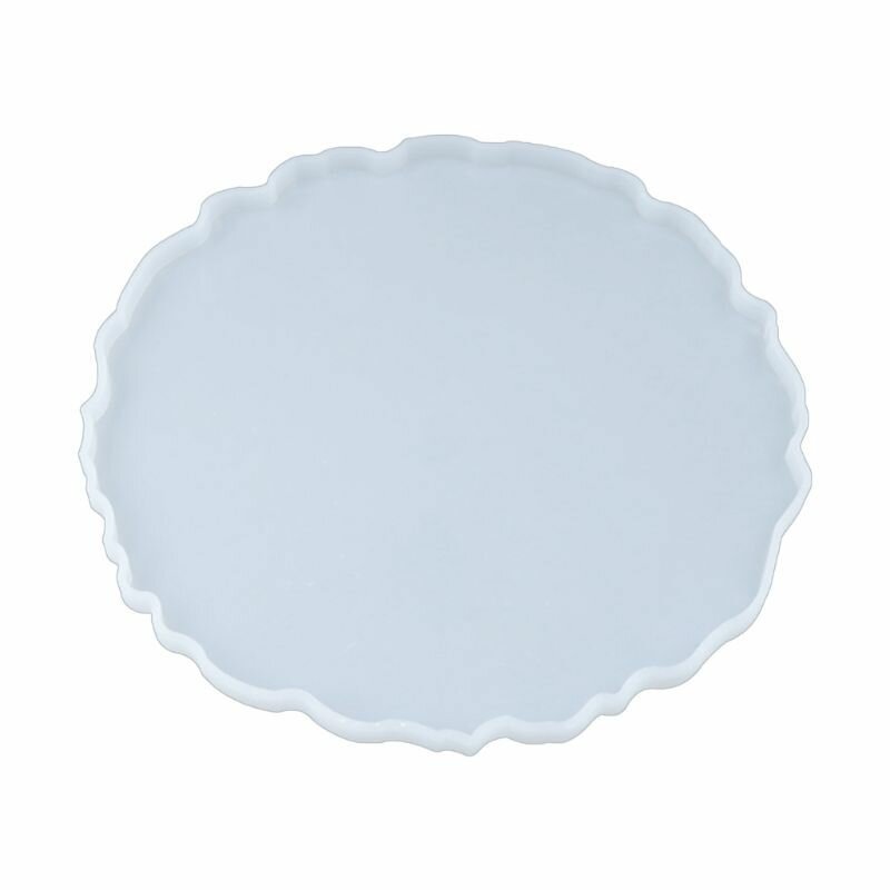 Формы для поделок DIY кристаллическая эпоксидная силиконовая форма для эпоксидной смолы, маленький круглый лоток-small