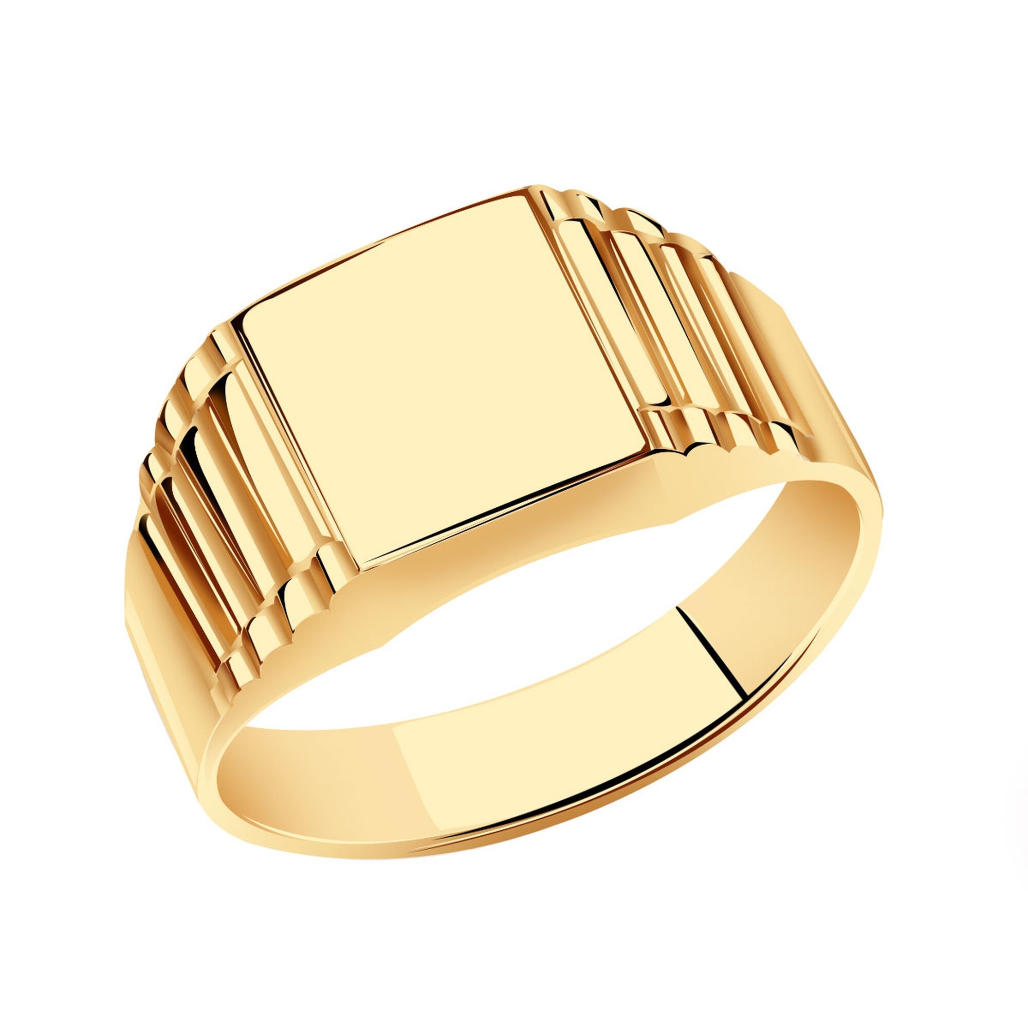 Печатка, красное золото, 585 проба