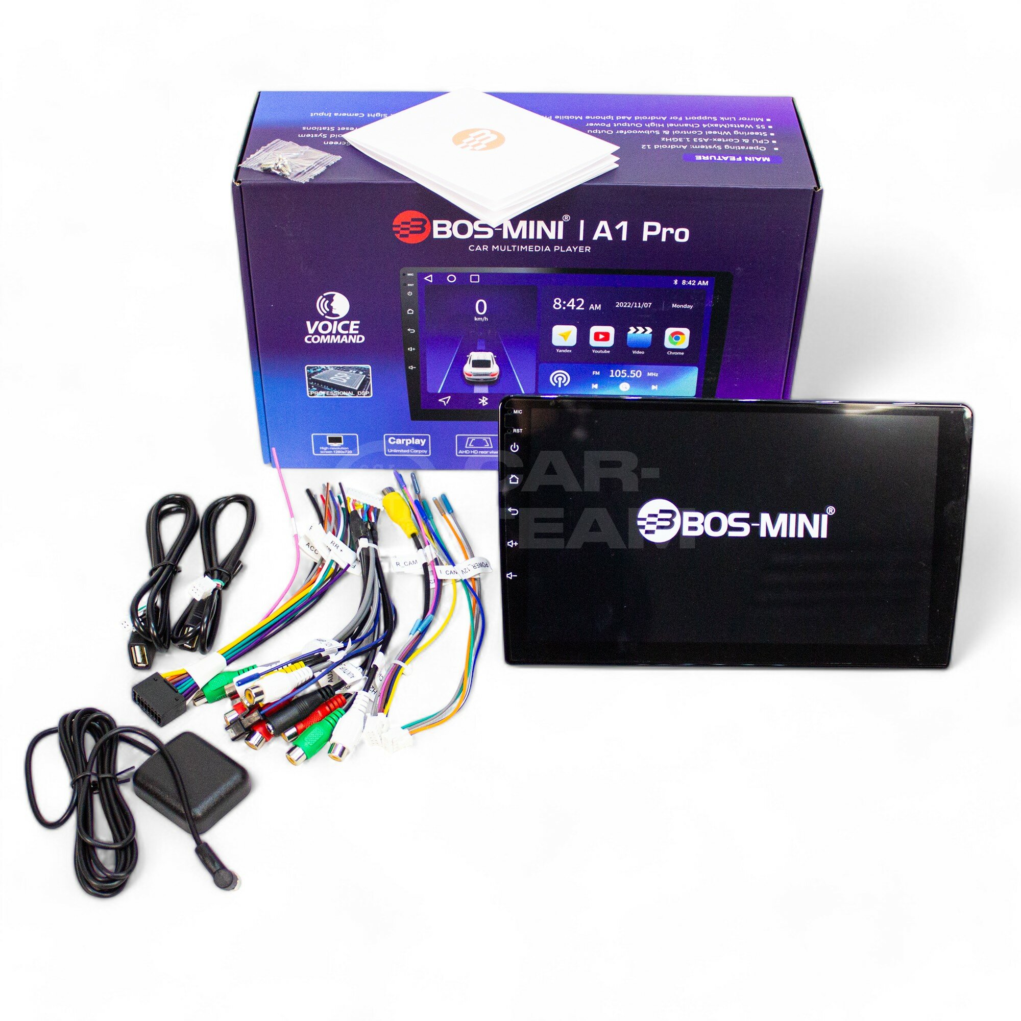 Автомагнитола "Bos-Mini" A1 Pro 4G+64GB дисплей 9 дюймов