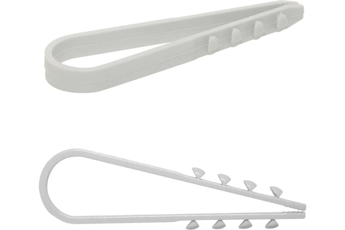 Европартнер дюбель-хомут для крепления кабеля PDX 5-10 серый нейлон 50 шт. в упаковке