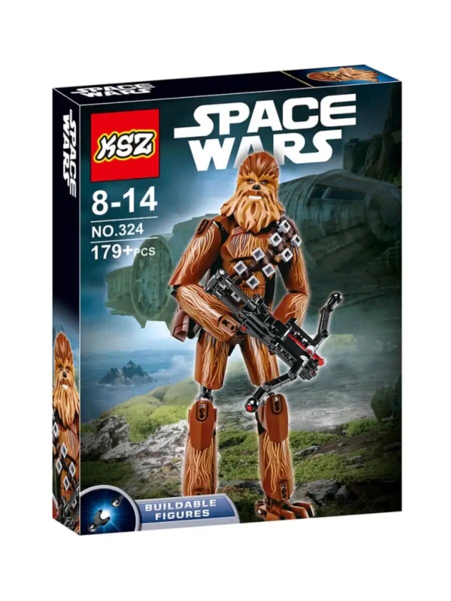 Конструктор Звездные войны Star Space wars Фигура Чуббаки