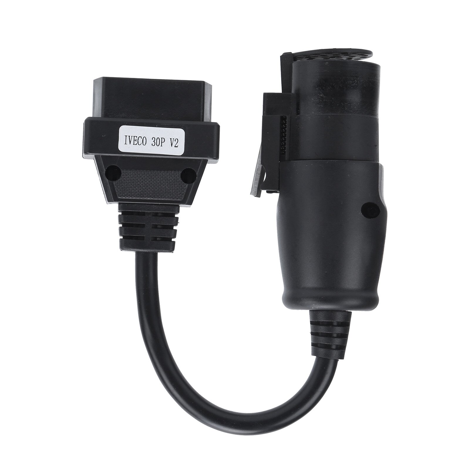 Адаптер 30-контактного ‑ 16-контактного диагностического кабеля OBD2 длиной 250 мм/9,8 дюйма, замена для грузовиков IVECO