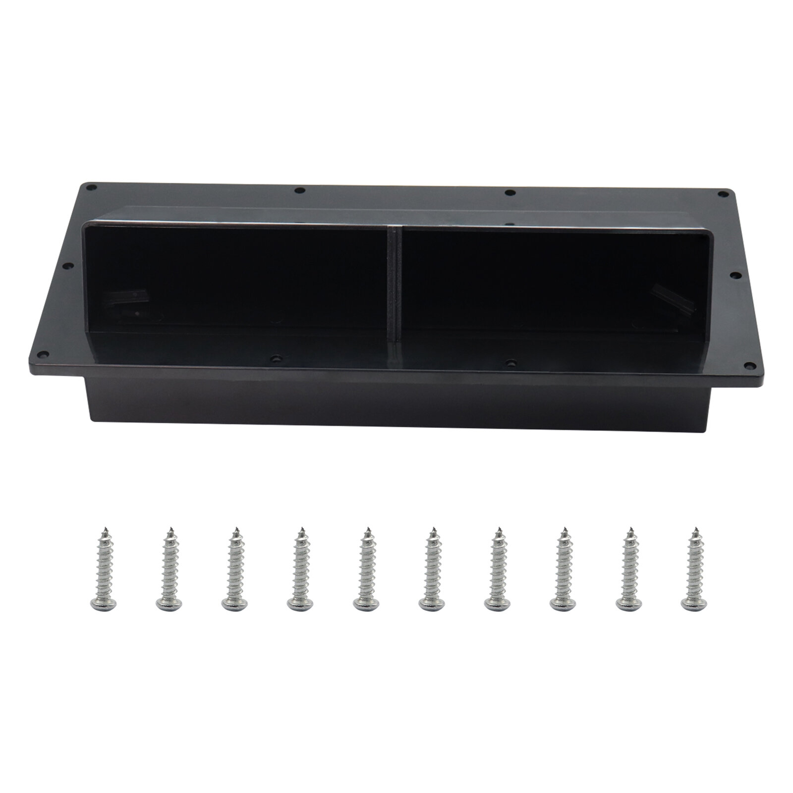 RV Range Hood Exhaust Vent Cover черный 294*134mm/11.57*5.28inch Plastic 1шт Screw 10шт для Motorhome Trailer RV Campers
