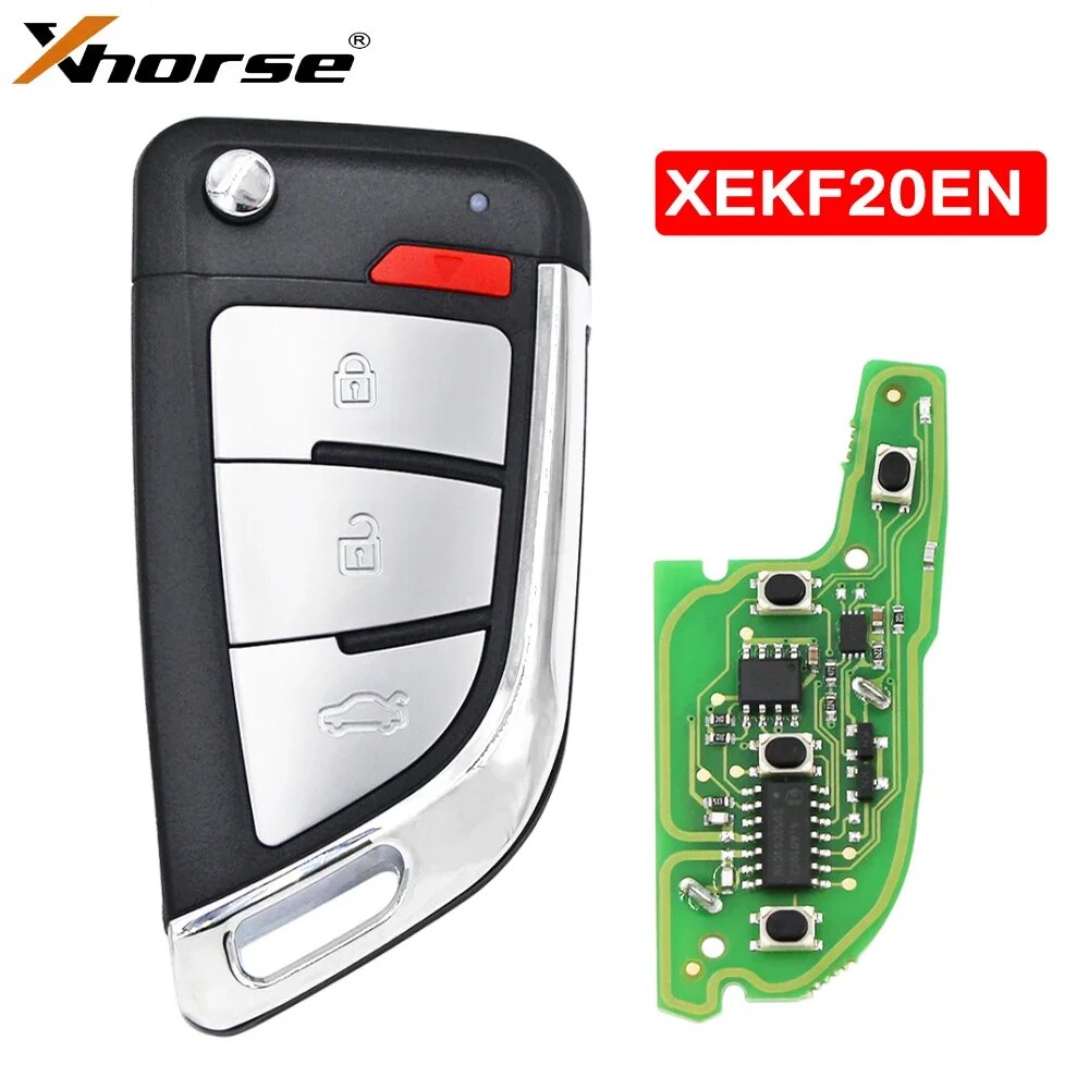 1/3/5/10 шт./лот Xhorse серии XE удаленный автомобильный ключ супер чип XEMQB1EN XEKF20EN, 5Pcs