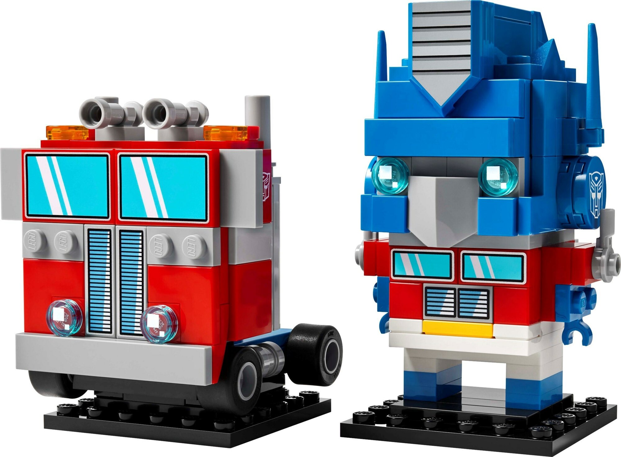 Конструктор LEGO BrickHeadz 40803 Оптимус Прайм, 237 деталей, Трансформеры