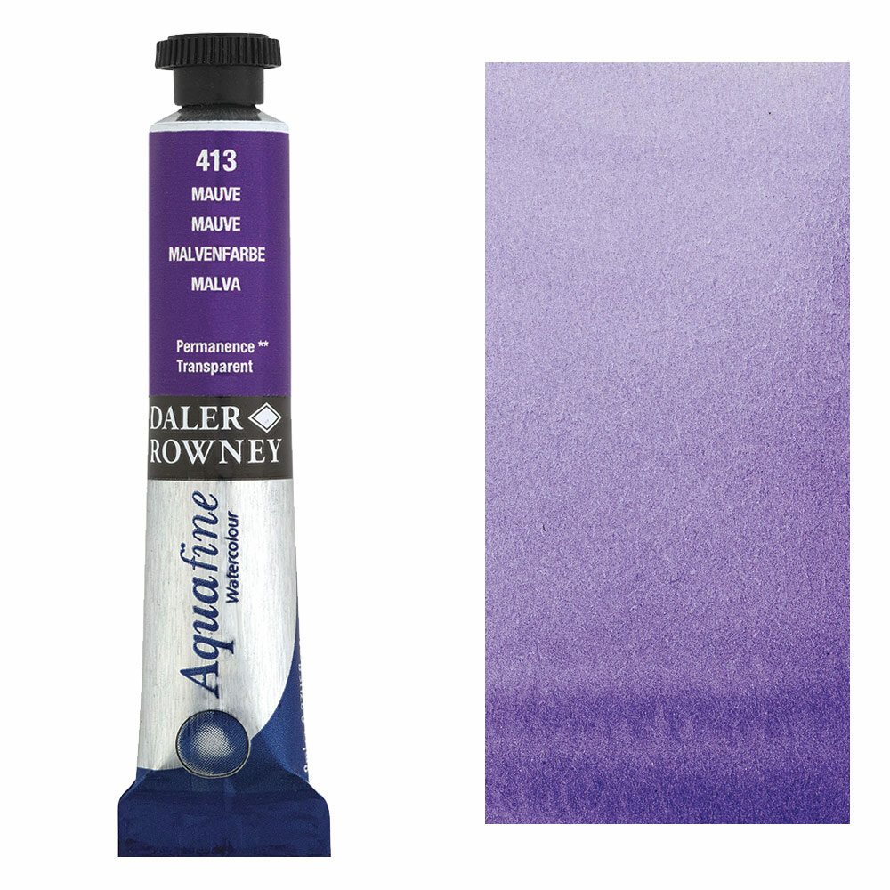 AQUAFINE Watercolour, акварельная краска в тубе 8 мл, цвет сиреневый