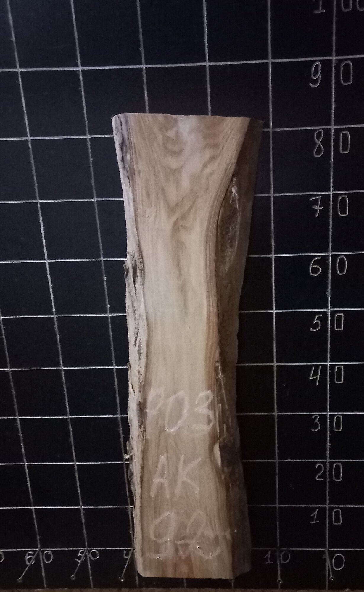 Слэб ДОКЛЕС, акация розовая № 92, необрезной, для столешниц/подоконников/полок