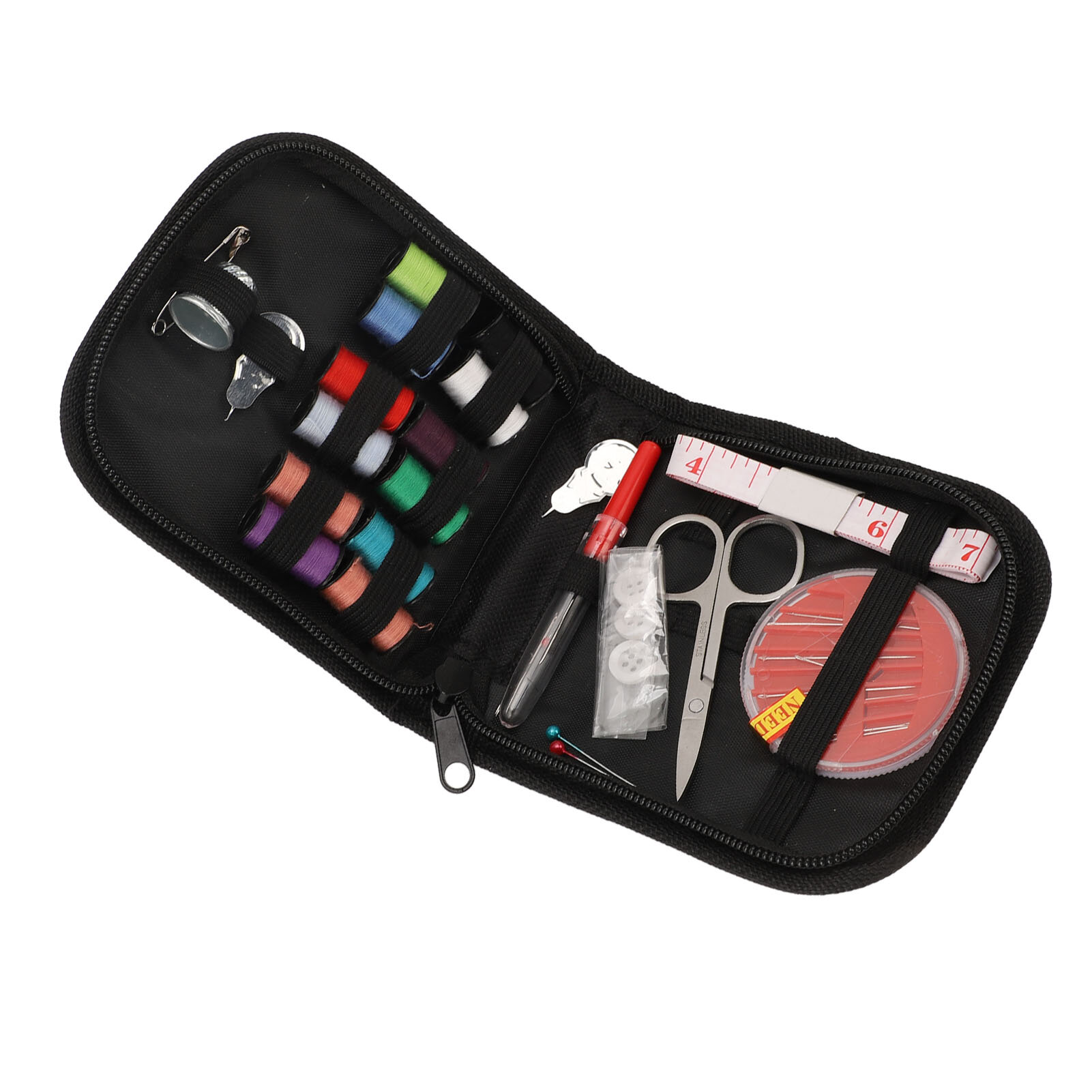 Швейный набор Подарочные иглы Нитки Ножницы Дорожный Портативный Ящик Принадлежности Аксессуары для Комнаты в Общежитии Дома Аварийная С