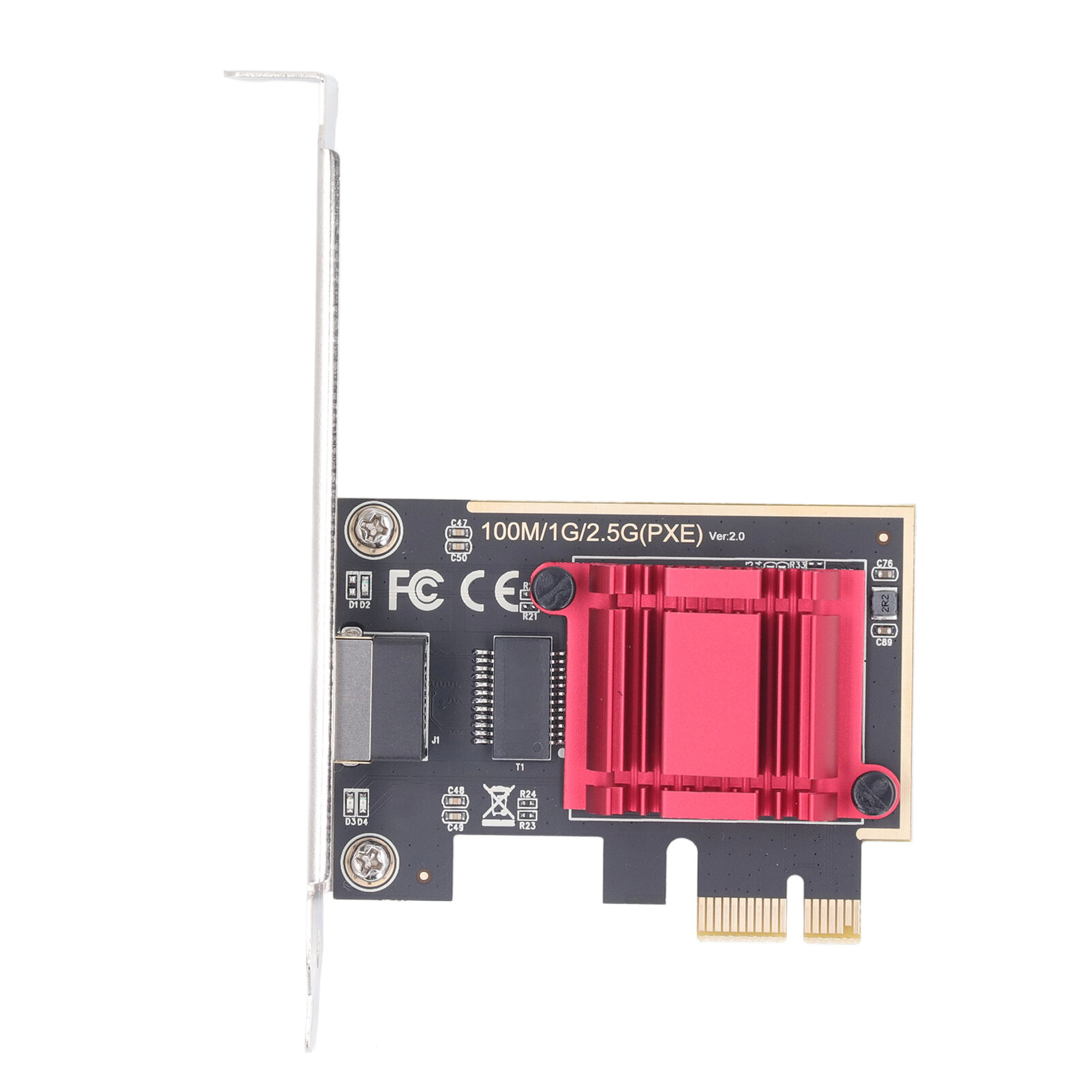 Сетевая карта PCIe 2.5G, с поддержкой PXE, для настольного ПК
