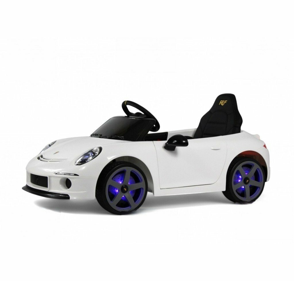 Электромобиль RiverToys Porsche 911 RT12, 12 В, 2 двигателя, кожаный салон