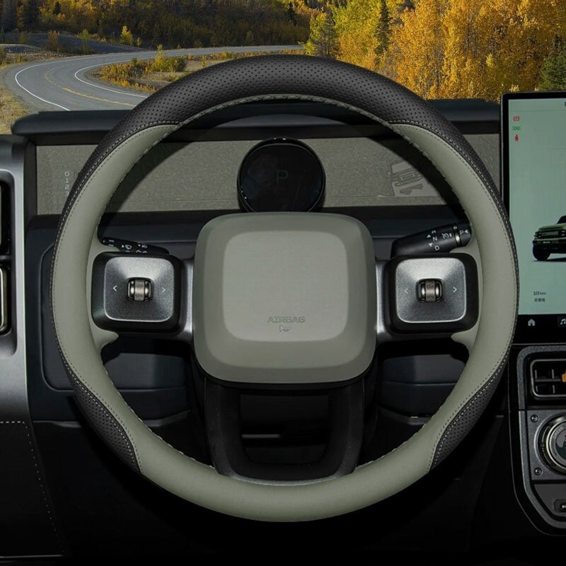 Оригинальный цвет Внутренней отделки рулевого колеса автомобиля iCar v23 из натуральной кожи Breathe Nappa