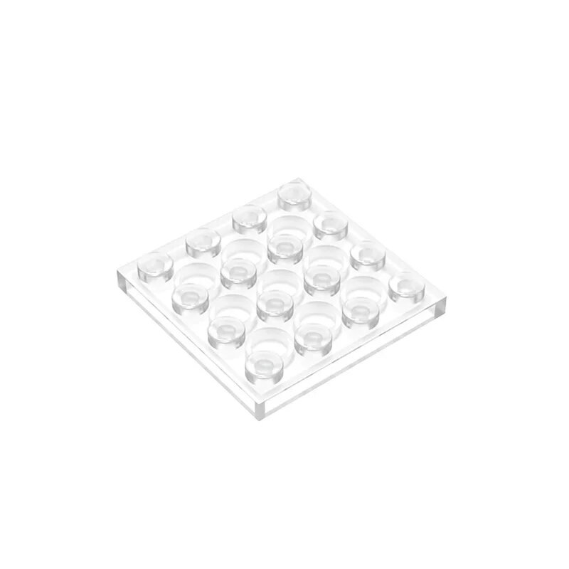 MOC 10 шт. 3031 4x4 доска, набор строительных блоков, пластина, дом, замок, кирпичи, конструктор, идея для пазлов, игрушки, подарки для детей на день рождения и Рождество Белый, 40-trans clear