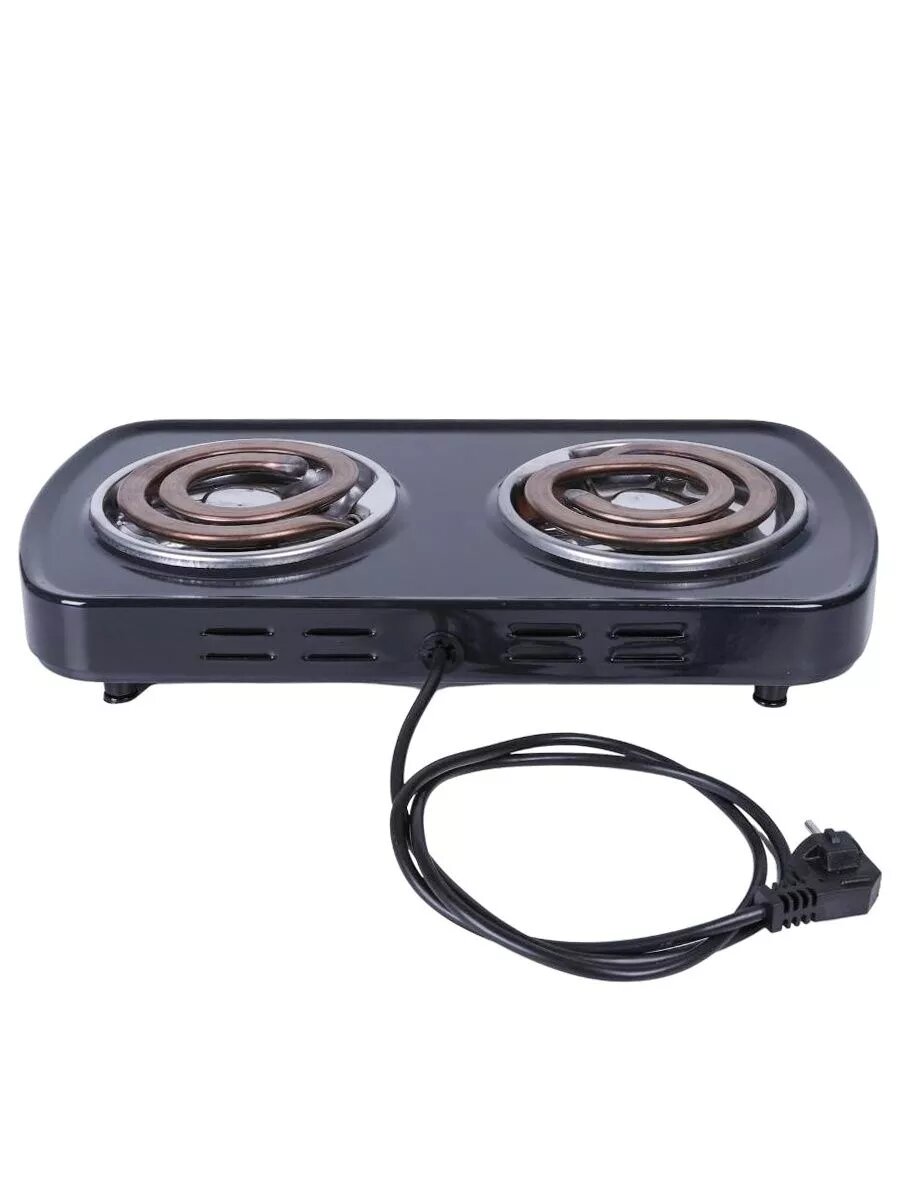 Настольная плита мечта 212Т, электрическая, 2 конфорки, черная