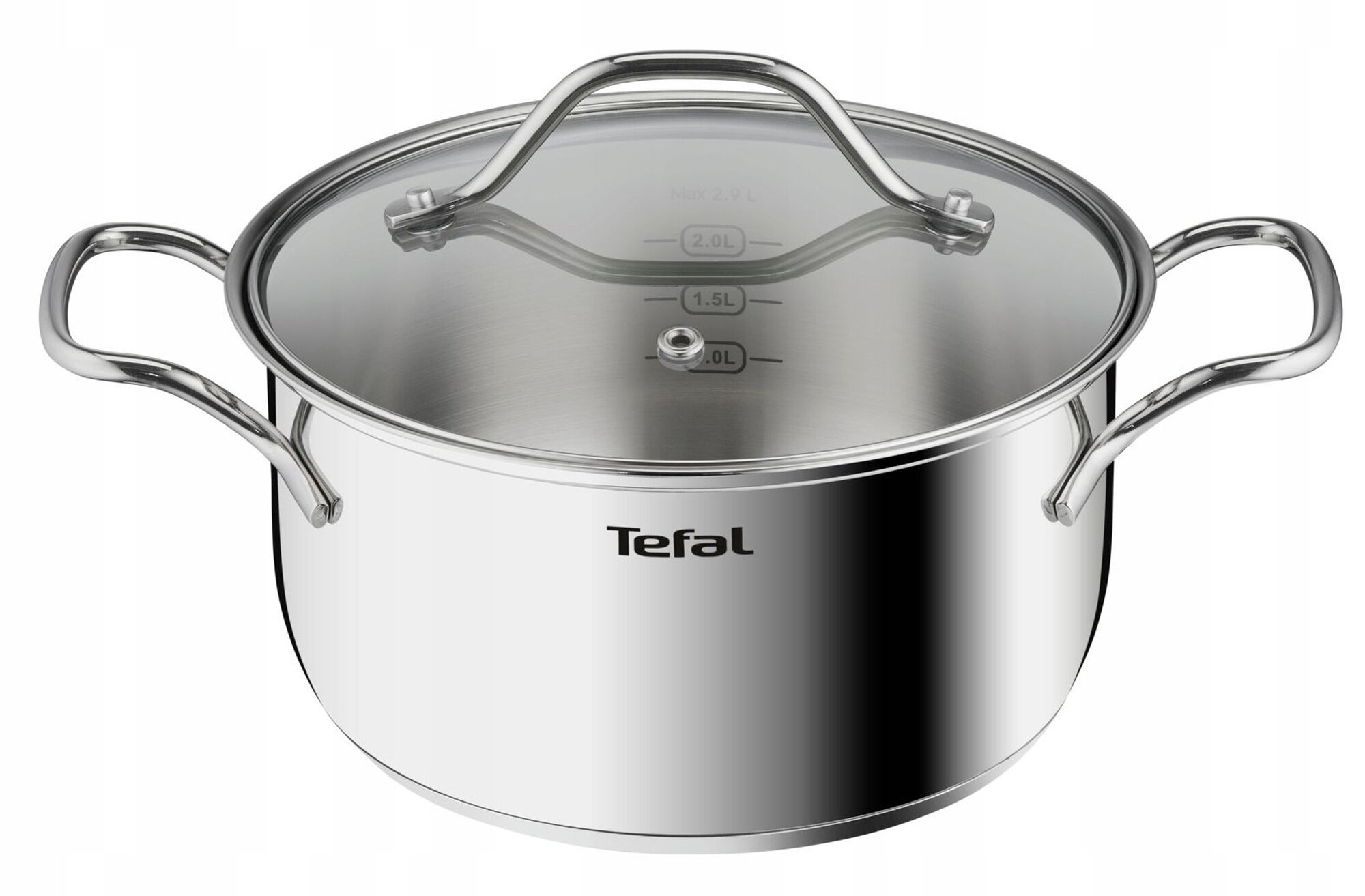Кастрюля с крышкой Tefal Intuition с крышкой индукционная нержавеющая сталь 2,9 л 20 см