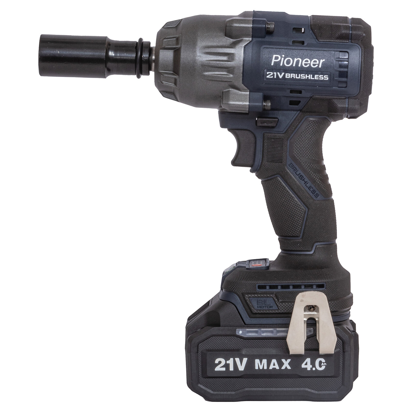Гайковерт бесщеточный PIONEER CIW-E2041CB (1 акк, 4 А*ч,), кейс