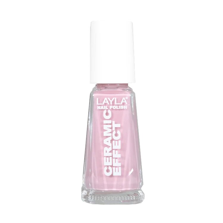 Layla Cosmetics Эмаль с керамическим эффектом Nail Polish Ceramic Effect 1243R23-048, 048, Skin, 10 мл