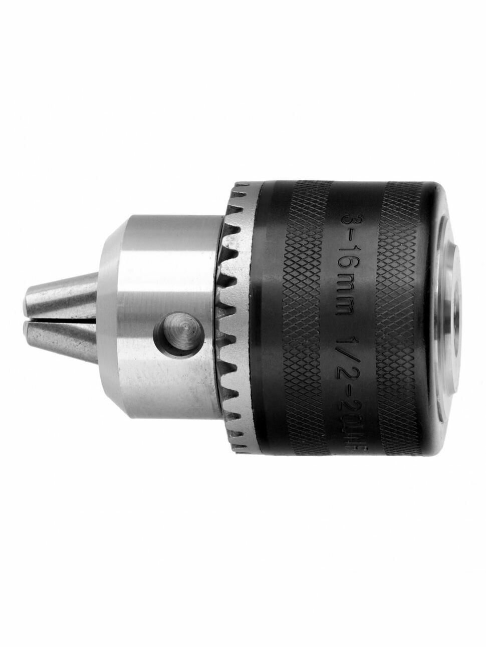 Патрон для дрели ключевой, 3-16 мм, 1/2 Сибртех 168267
