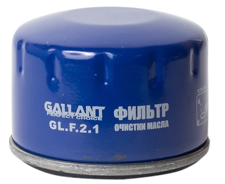 Масляный фильтр для LADA LARGUS, NISSAN ALMERA, MICRA, RENAULT LOGAN, KANGO, CLIO - GALLANT GL. F.2.1