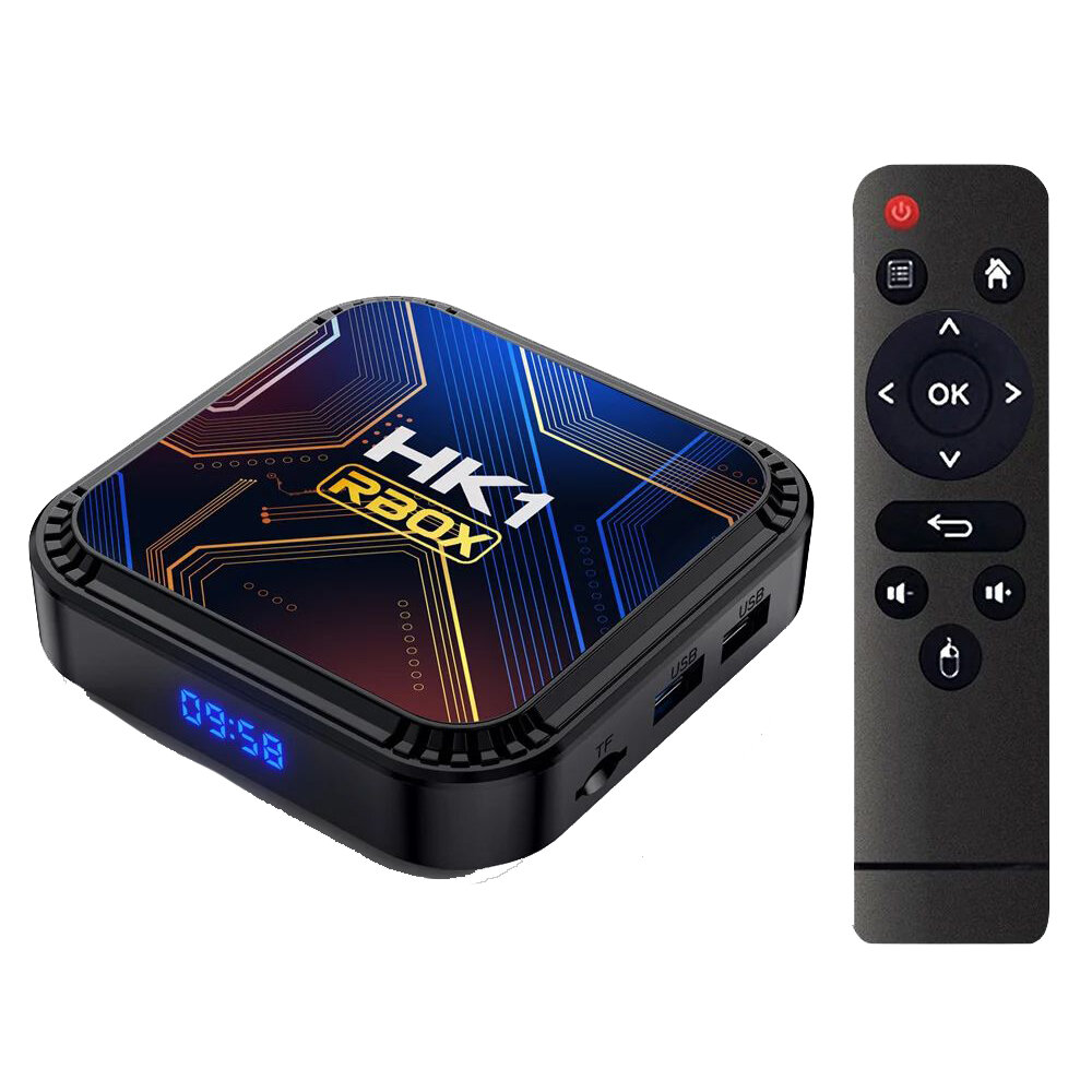 Телевизионная приставка HK1 RBOX K8S Android 13 RK3528 64 ГБ 32 ГБ 16 ГБ 2.4G 5G WIFI BT 4.0 8K Видео декодирование медиаплеер с ресивером
