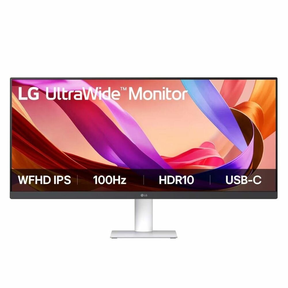 Монитор 29" LG 29U531A-W IPS, 2560x1080, 100Hz, 5ms, 350сd/m, 1000:1, HDR | HDMI(1.4), DP(1.2), Type-C(PD-15W) | ExPSU, Speakers, Vesa 100, White