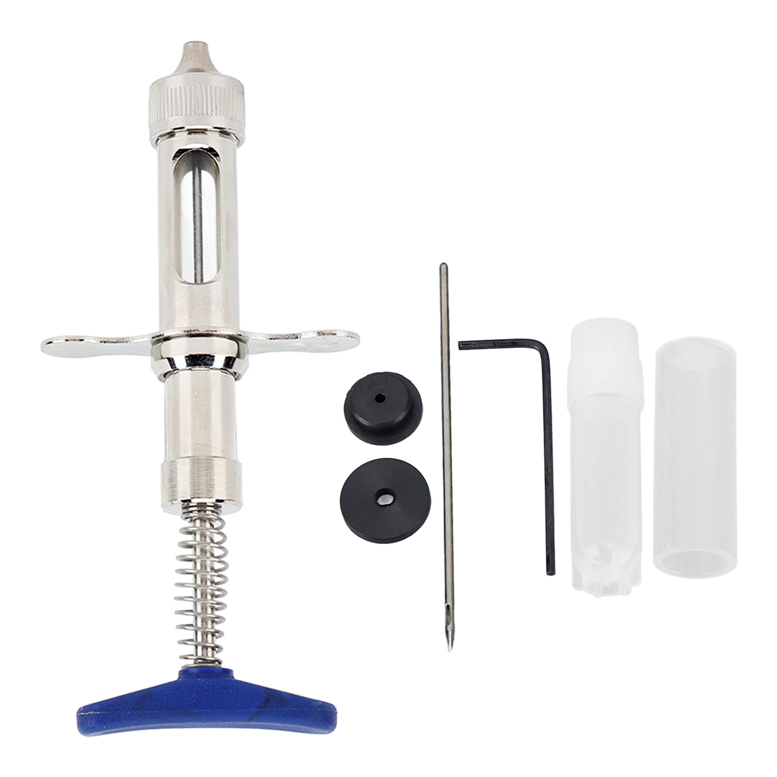 2 мл Тип 132 Вакцина против ветряной оспы, шприц для иммунизации, многоразовый инокулятор, инжектор из нержавеющей стали, только для животных