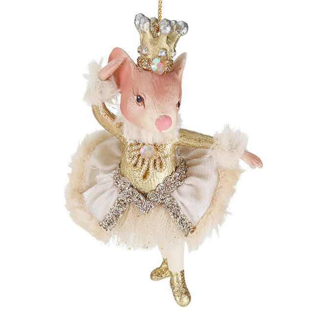 Елочная игрушка Мышка Балерина Бернарда - Winter Baroque 13 см, Goodwill (Гудвилл), B87207-2