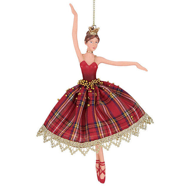 Елочная игрушка Балерина Эвридика - Scottish Symphony 18 см, Goodwill, MO96454-2