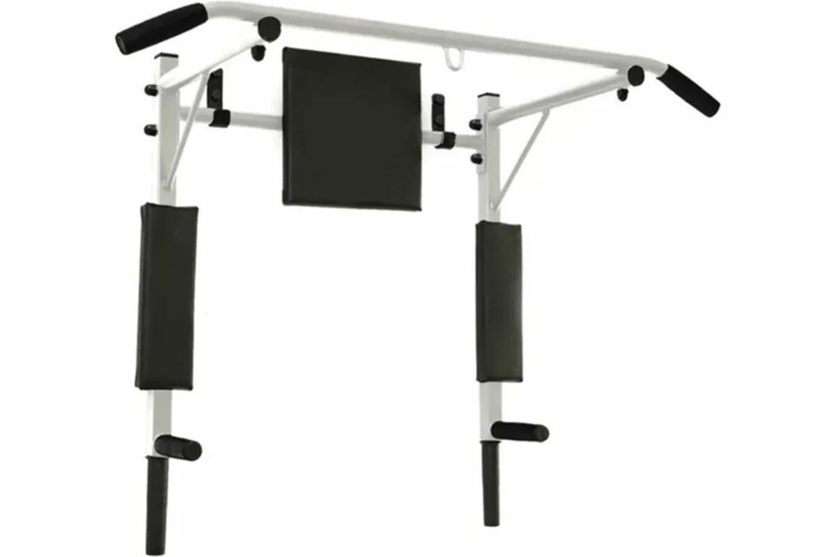 Разборный турник-брусья Absolute Champion Aktiv Прогресс белый с черными ручками АЧ 9966