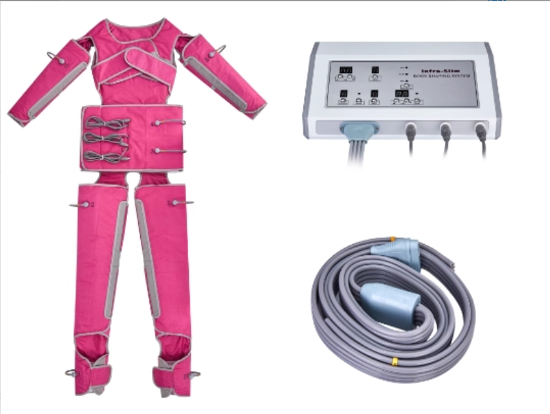 Аппарат прессотерапии MRYQ, многофункциональный, ИК-прогрев, красный