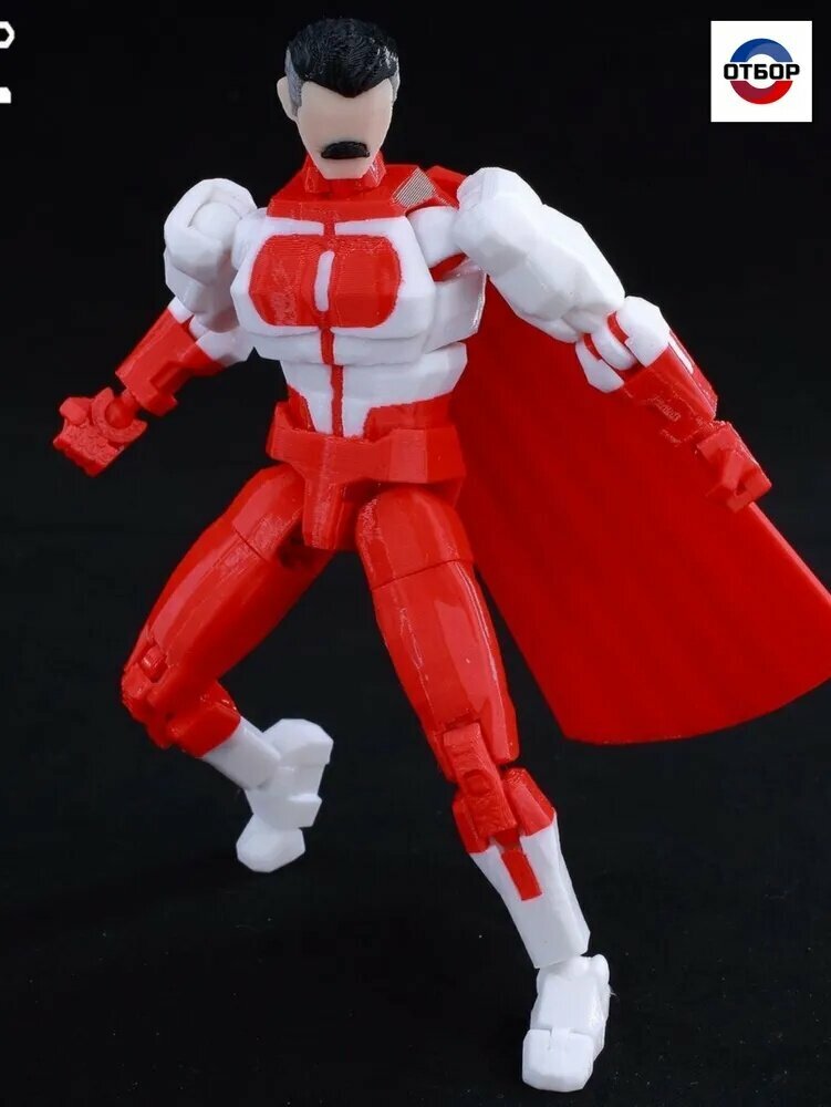 Фигурка Омни-Мен из Неуязвимого( Invincible Omni-Man), 3D-печатная подвижная модель, подарок анимешнику и коллекционеру