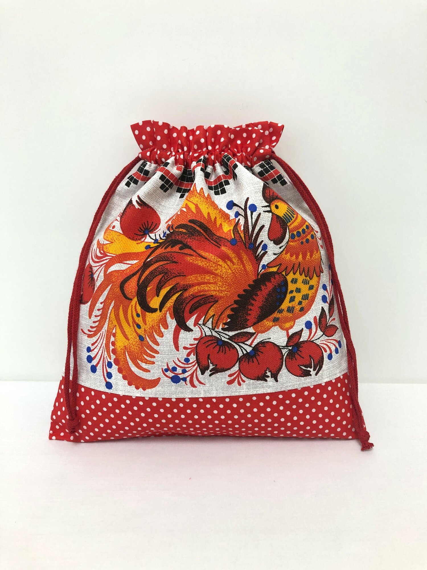 Мешочек из рогожки 25х28 см, цвет м3-6м, хлопковый, для упаковки и хранения