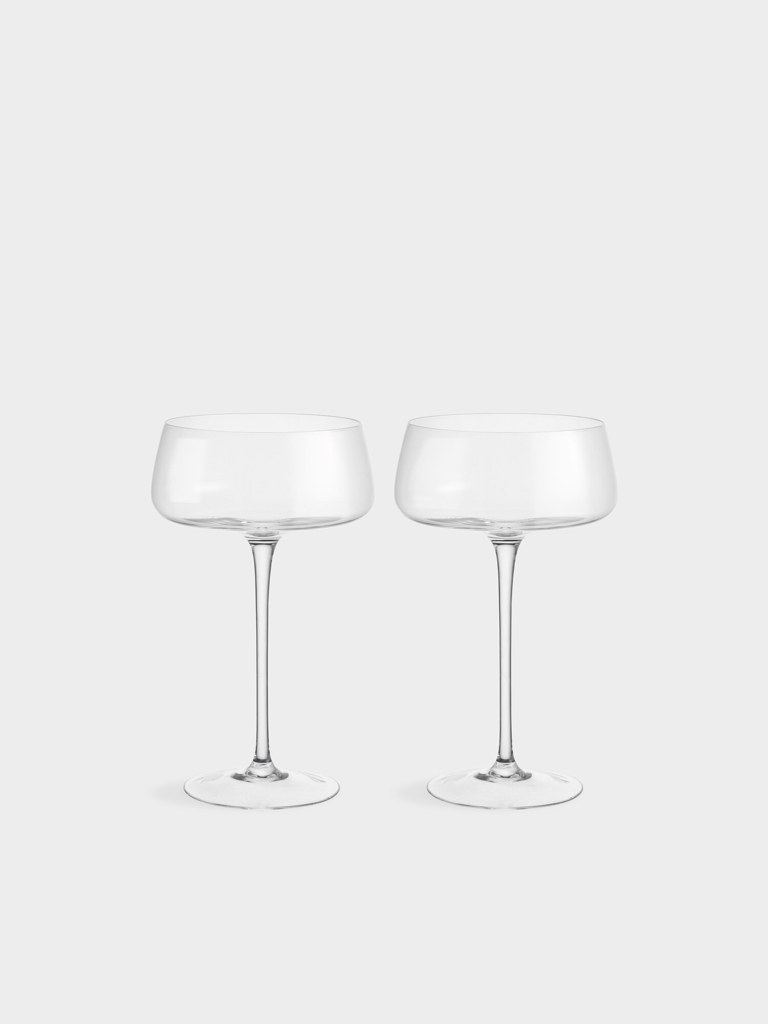 Бокал-креманка для шампанского Lienza, 350 мл, 2 шт, кристальное стекло