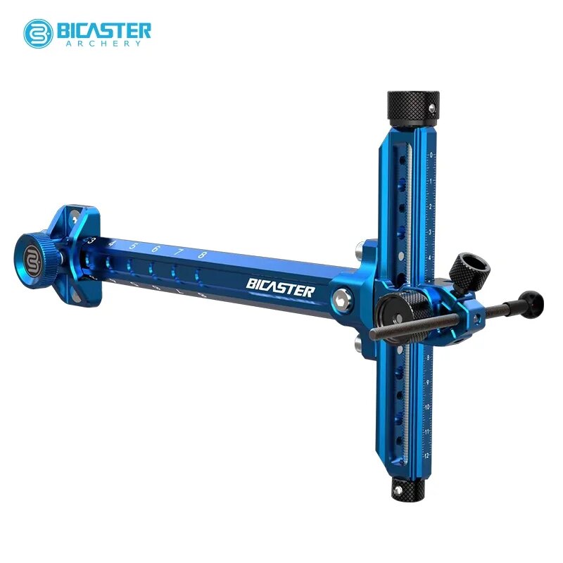 BICASTER AURA изогнутый прицел для лука черный/синий/золотой/красный/серебристый Синий, Синий