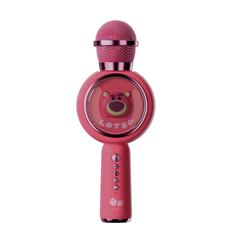 Беспроводной детский микрофон и динамик, интегрированный в караоке-колонку с Bluetooth для девочек и мальчиков, маленьких ведущих.