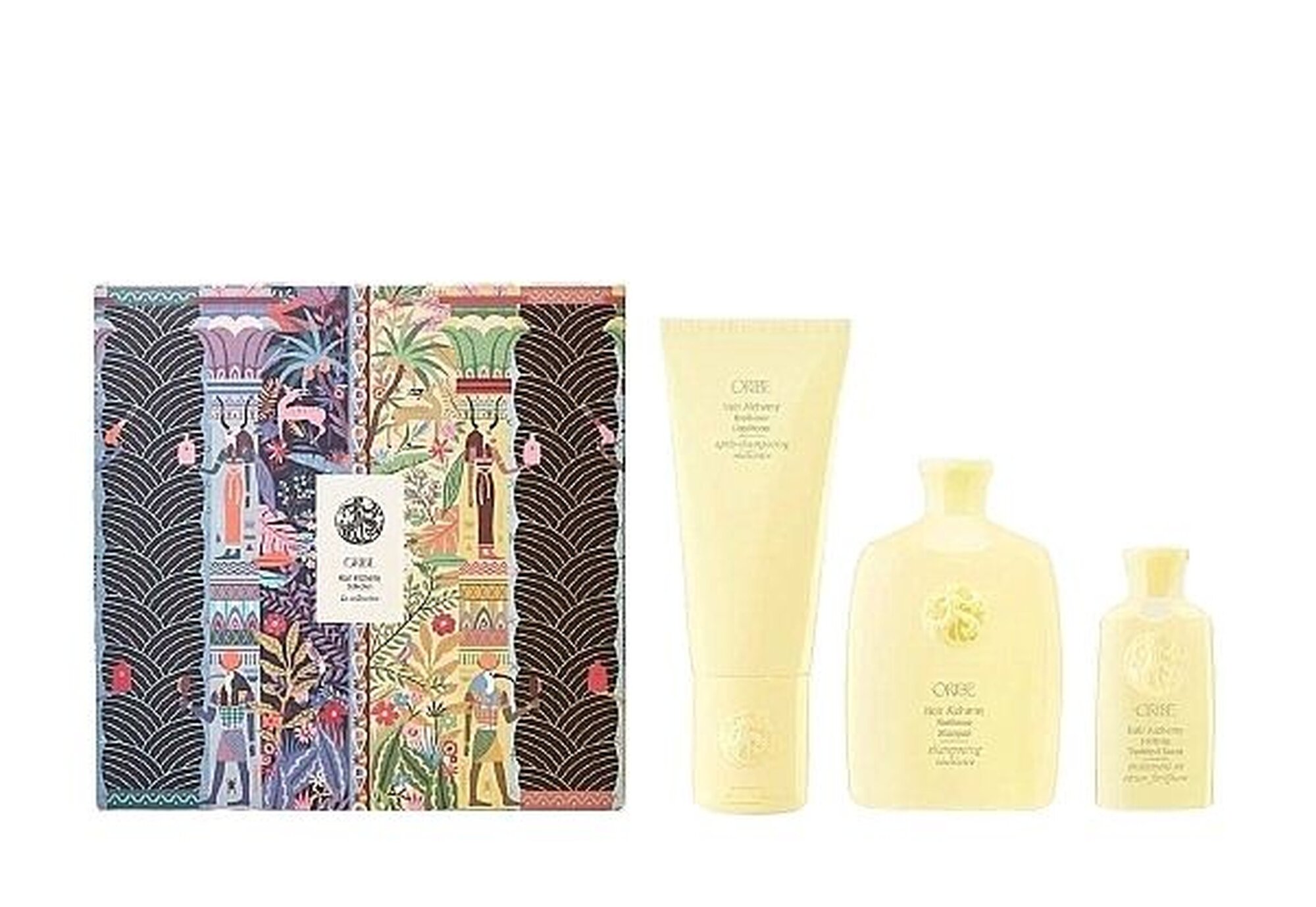 ORIBE Набор для волос Hair Alchemy Resilience : шампунь 250 мл + кондиционер 200 мл +укрепляющая сыворотка Hair Alchemy Fortifying Treatmentу 75 мл, 525 мл