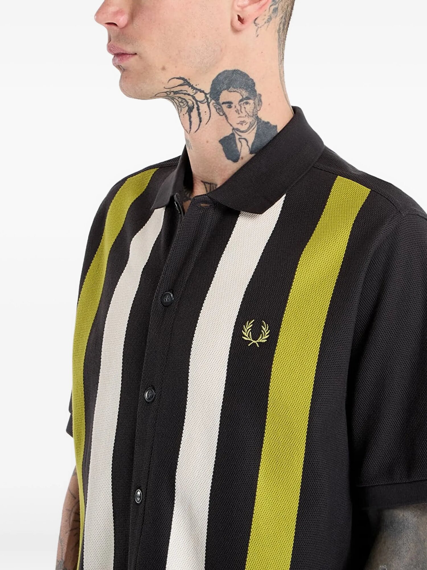 Рубашка FRED PERRY, размер M, серый — фото 1