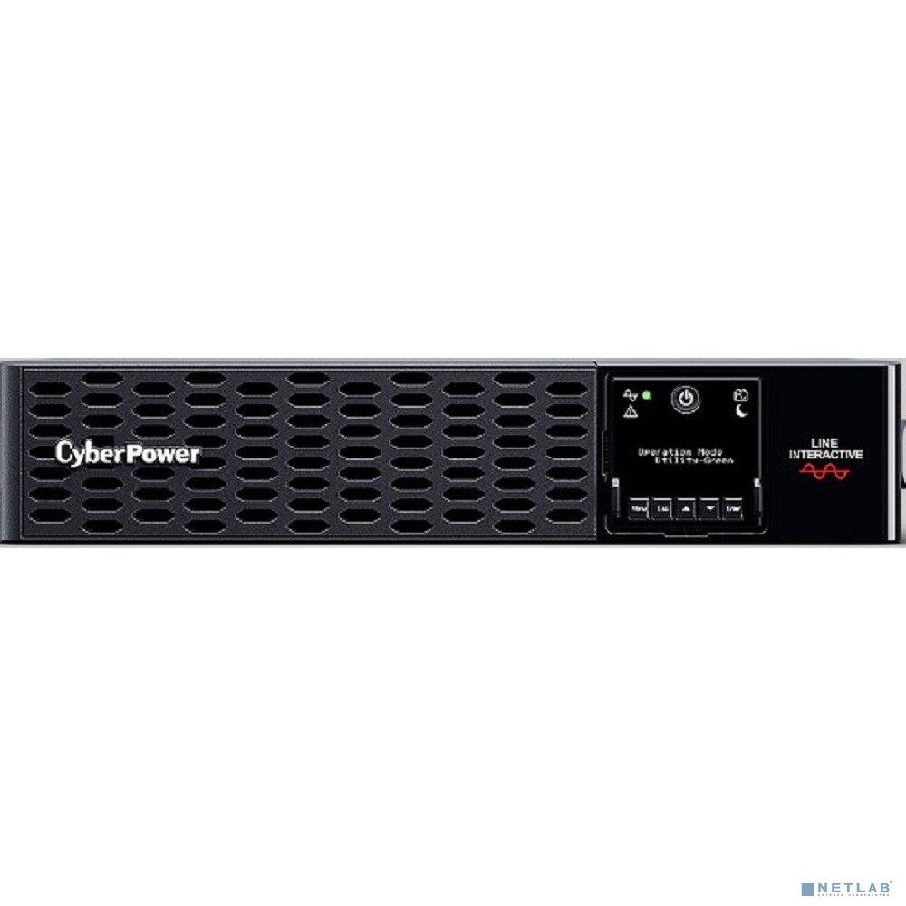 ИБП CyberPower PR3000ERTXL2U {Line-Interactive, 3000VA/3000W USB/RS-232/EPO/Dry contact/SNMPslot (6 C13, 2 C19) 4х9Ач NEW}