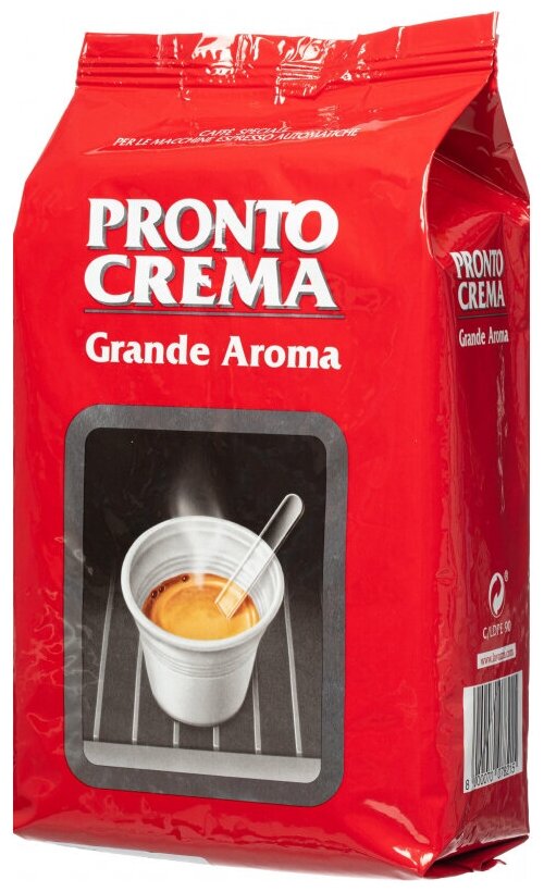 Кофе Lavazza Pronto Crema Grande Aroma в зернах, 1кг