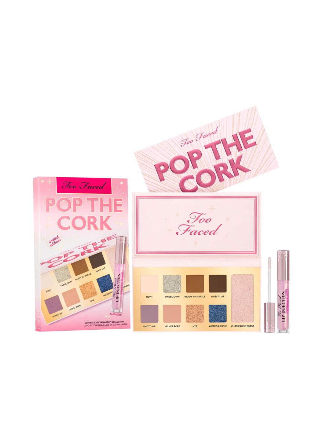TOO FACED набор веганской косметики Pop the Cork Makeup Gift Set