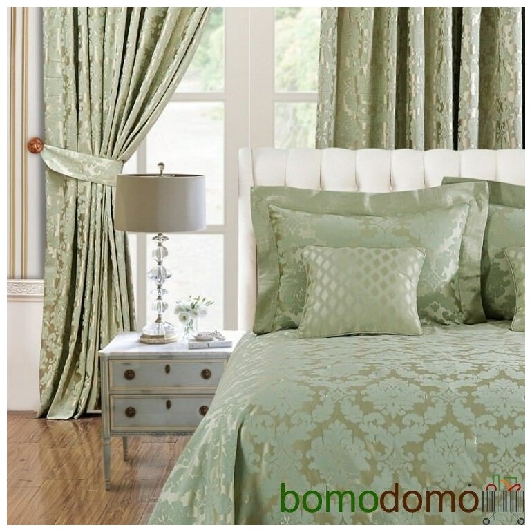 Шторы ASABELLA 49S 270х275 см жаккардовые с подхватами