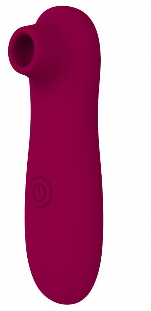 Бордовый вакуумный вибростимулятор клитора Ace. Цвет - бордовый. Производитель - Lola Games