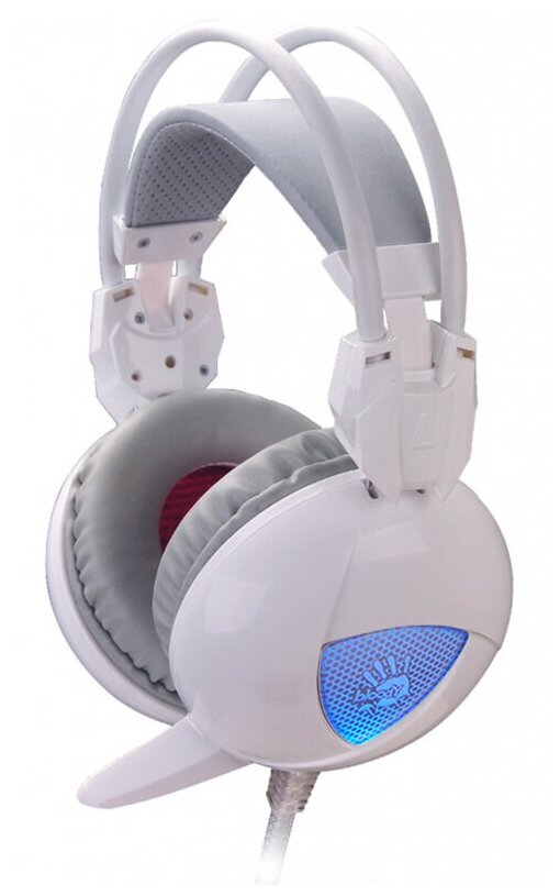 Наушники с микрофоном A4Tech Bloody G310 белый 1.8м мониторные оголовье (G310)