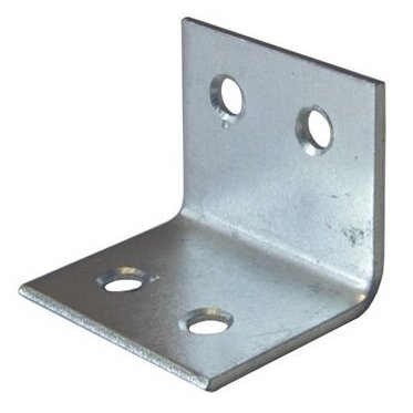 Уголок крепежный 25х25х30 мм, 50 штук