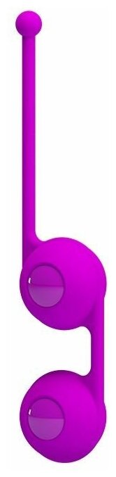 Вагинальные шарики Baile Kegel Tighten Up III, силиконовые, водонепроницаемые