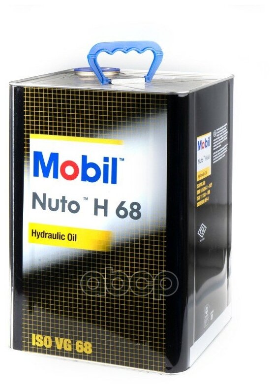 Масло гидравлическое MOBIL Nuto H 68 минеральное 16 л 154423 Mobil арт. 154423